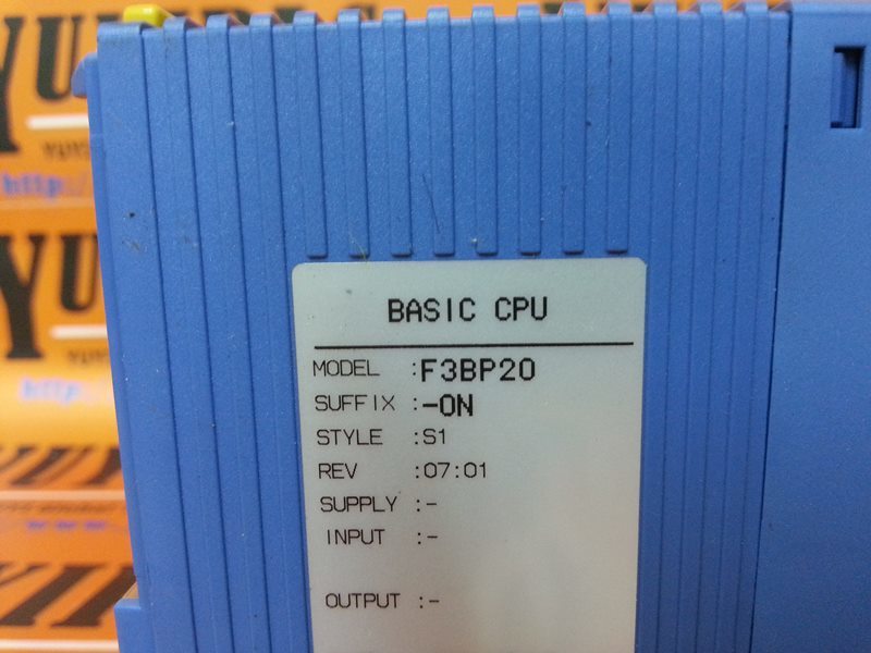 YOKOGAWA F3BP20-0N F3BP20-ON BASIC CPU MODULE - PLC DCS SERVO Control MOTOR POWER SUPPLY IPC ROBOT